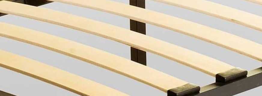 What are bed slats: why are they needed, their advantages and sizes.